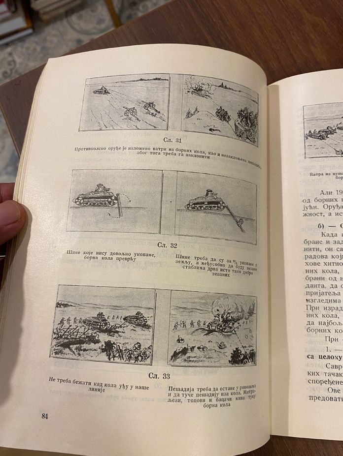 Borna kola (takticka upotreba) - Dan. S. Zobenica, kapetan (1934)