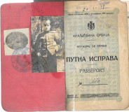 Pasoš Kraljevine Srbije - Putna isprava (1918)